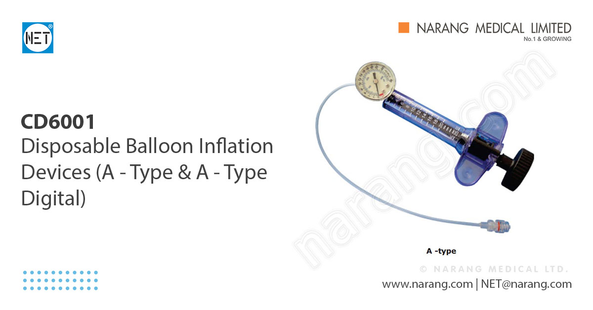 Disposable Balloon Inflation Devices (A - Type & A - Type Digital ...