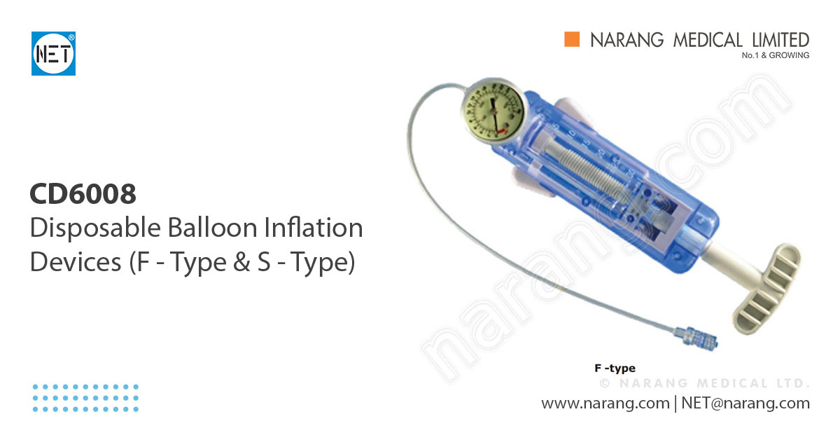 Disposable Balloon Inflation Devices (F - Type & S - Type) - CD6008 ...