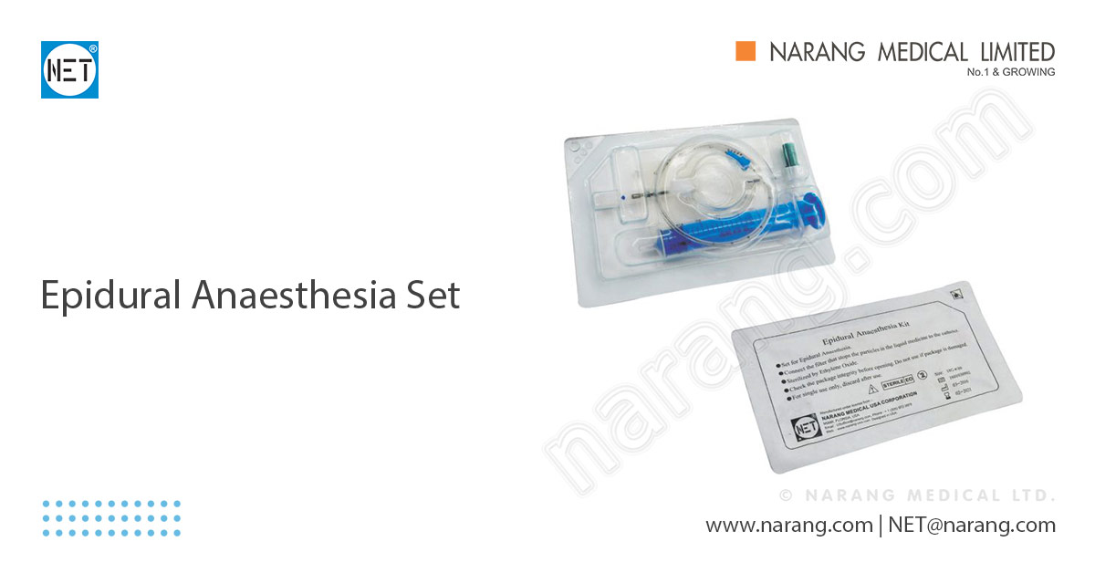 Epidural Anaesthesia Set - DS1100 | Epidural Anaesthesia Set - DS1100 ...