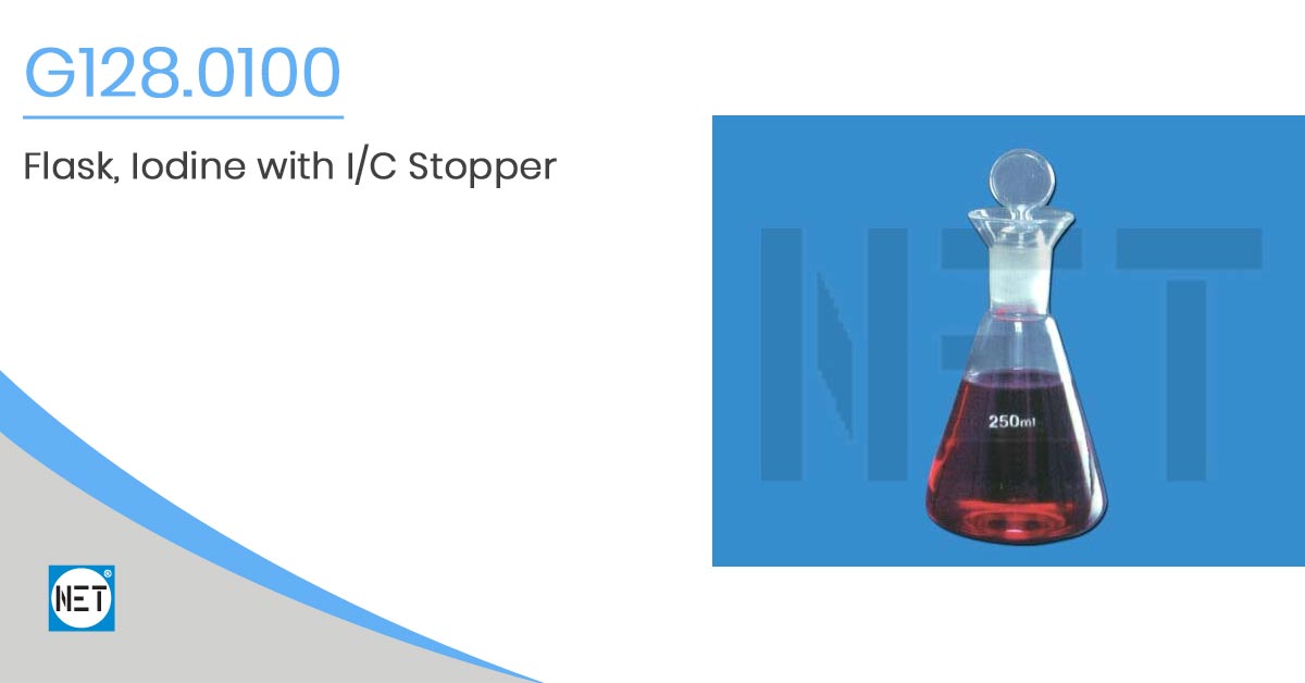 Flask, Iodine with I/C Stopper - G128.0100 | Manufacturer Suppliers ...