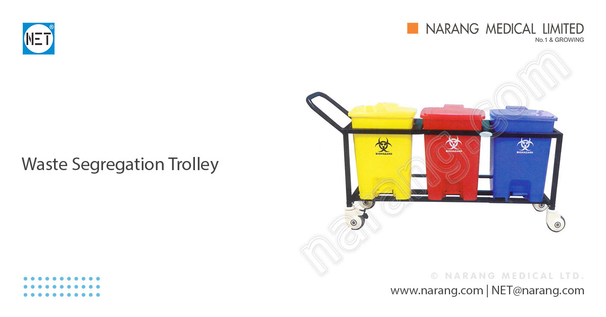 Waste Segregation Trolley - HF490AA | Waste Segregation Trolley ...