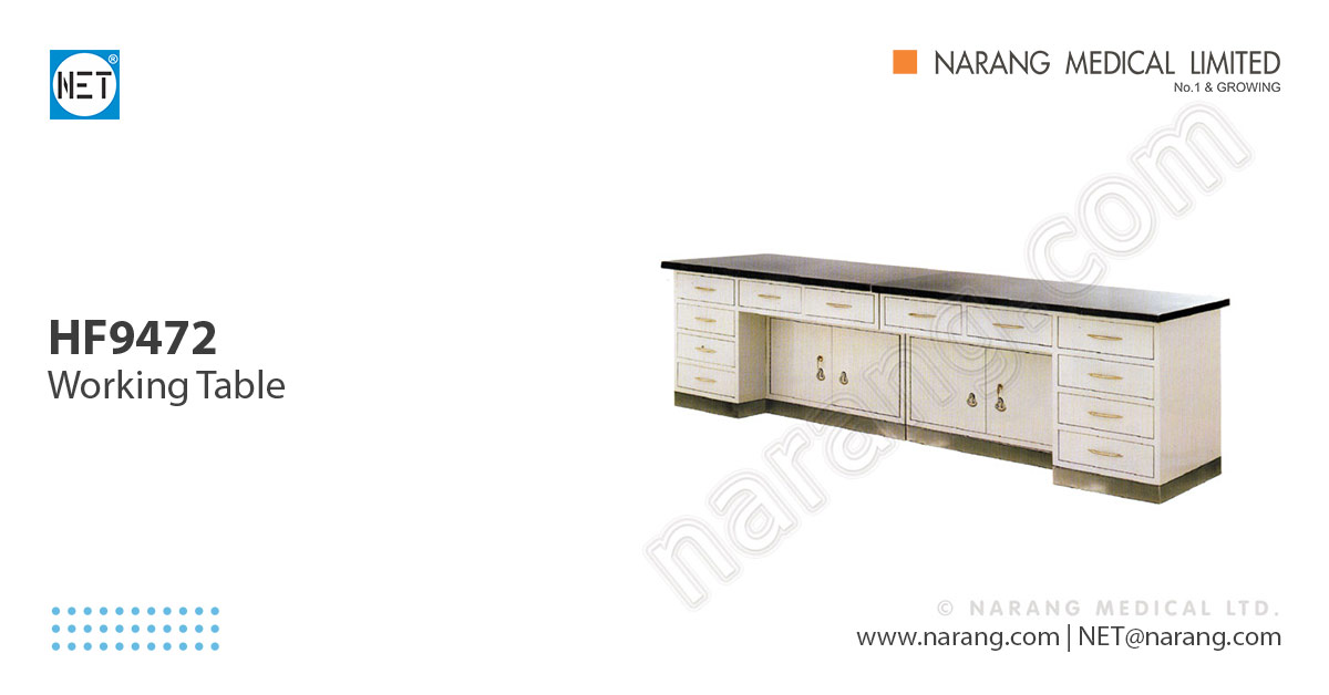 Composite working table with Stainless Steel top & base - HF9472 ...