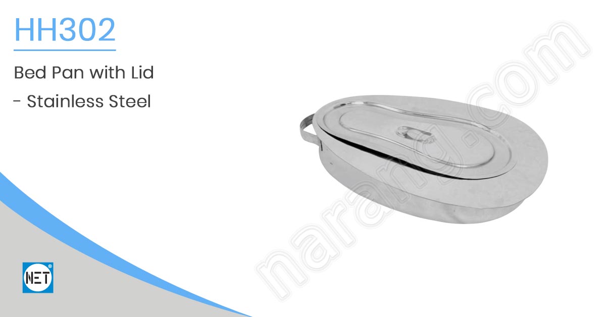 Bed Pan with Lid - Stainless Steel - HH302 | Bed Pan with Lid ...