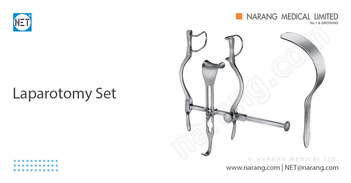 Laparotomy Set 104 Basic Laparotomy Instruments Set Economy | Surgical