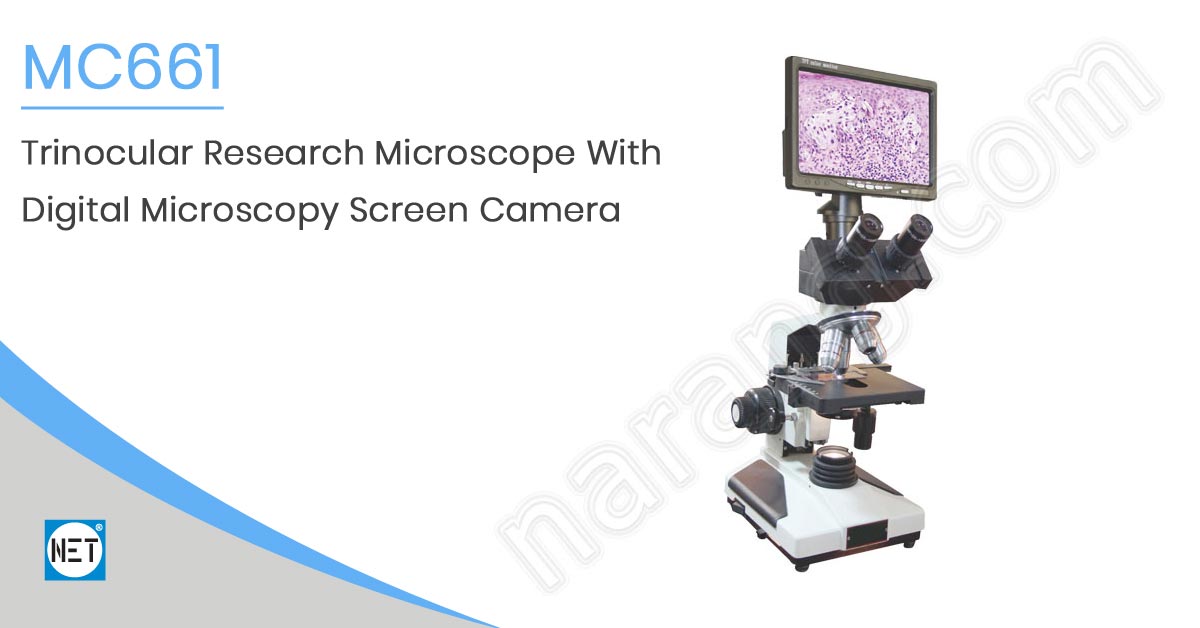 Trinocular Research Microscope - MC661 | Manufacturer Suppliers | Simple Microscopes ...
