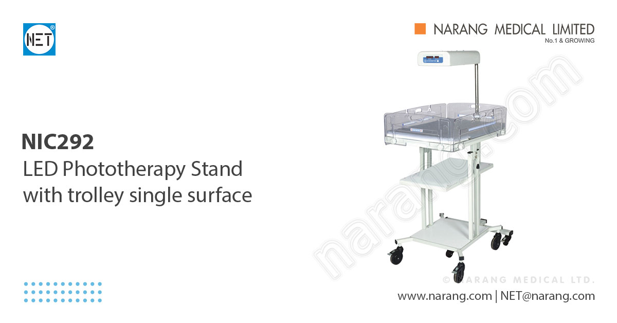 LED Phototherapy Stand with trolley single surface - NIC292 | LED ...