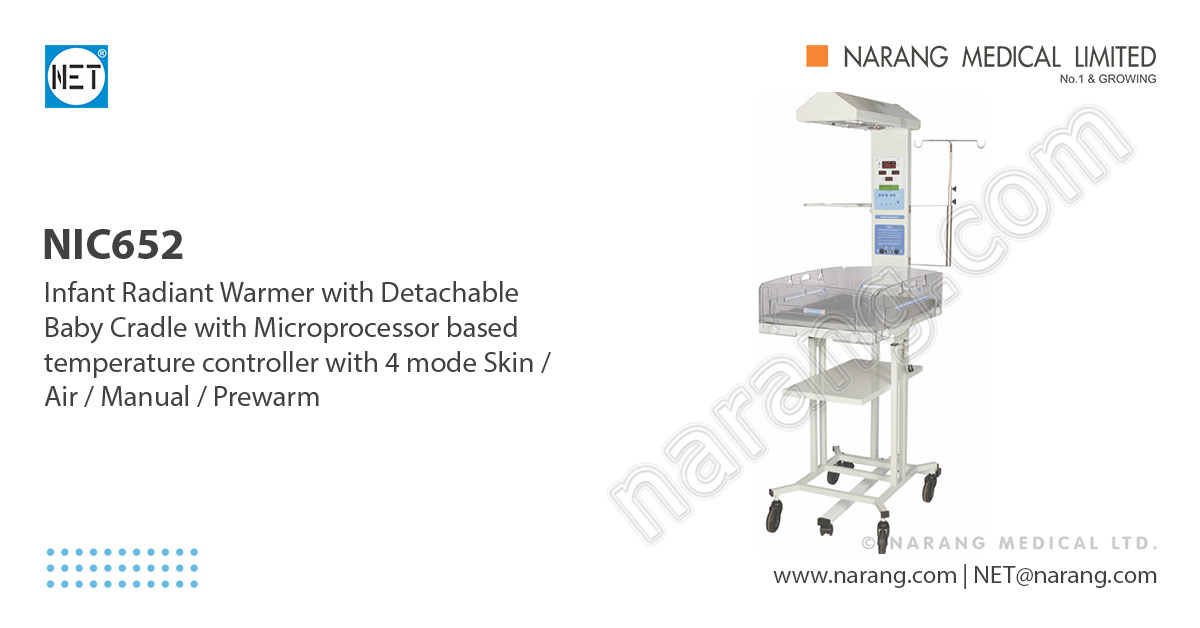 Infant Radiant Warmer with Detachable Baby Cradle with Microprocessor ...