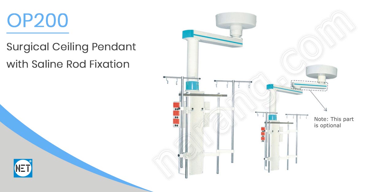 Surgical Ceiling Pendant with Saline Rod Fixation - OP200 | Surgical ...