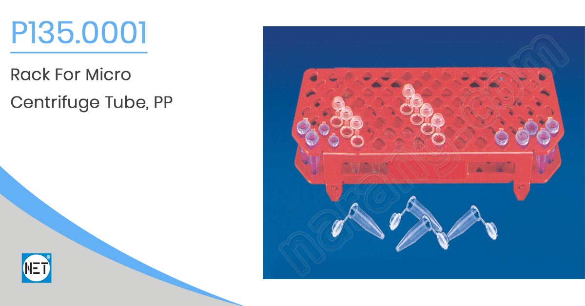 Rack For Micro Centrifuge Tube, PP - P135.0001 | Manufacturer Suppliers ...