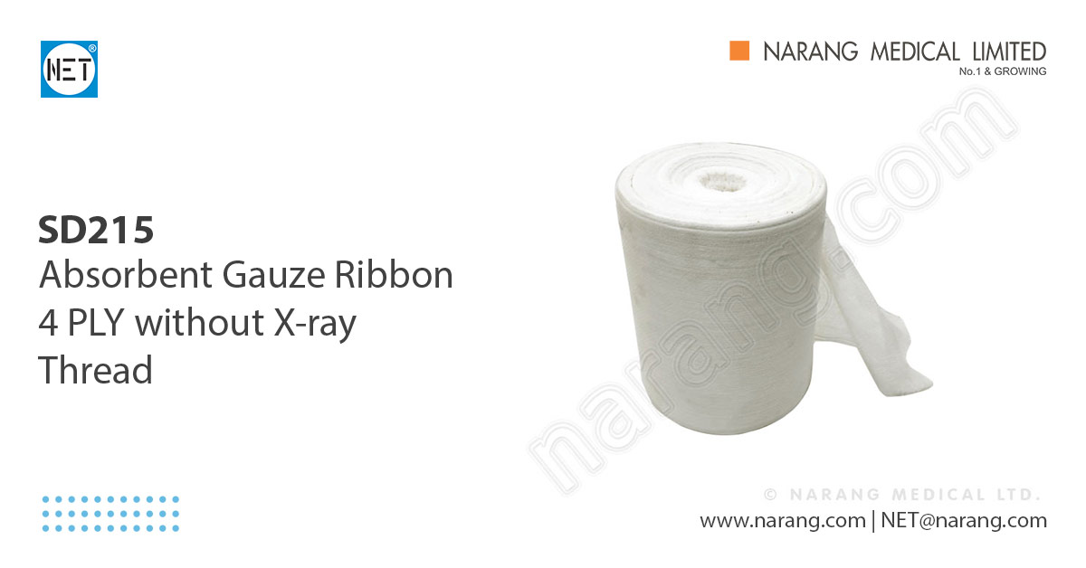 Absorbent Gauze Ribbon 4 PLY without X-ray Thread - SD215 | Absorbent ...
