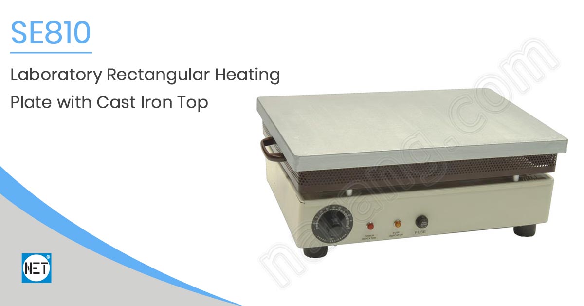 Laboratory Rectangular Heating Plate with Cast Iron Top - SE810 ...