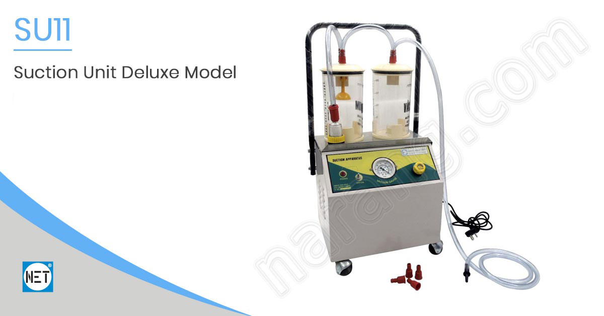 Suction Unit Deluxe Model With Poly Jars - SU11 | Suction Unit Deluxe ...