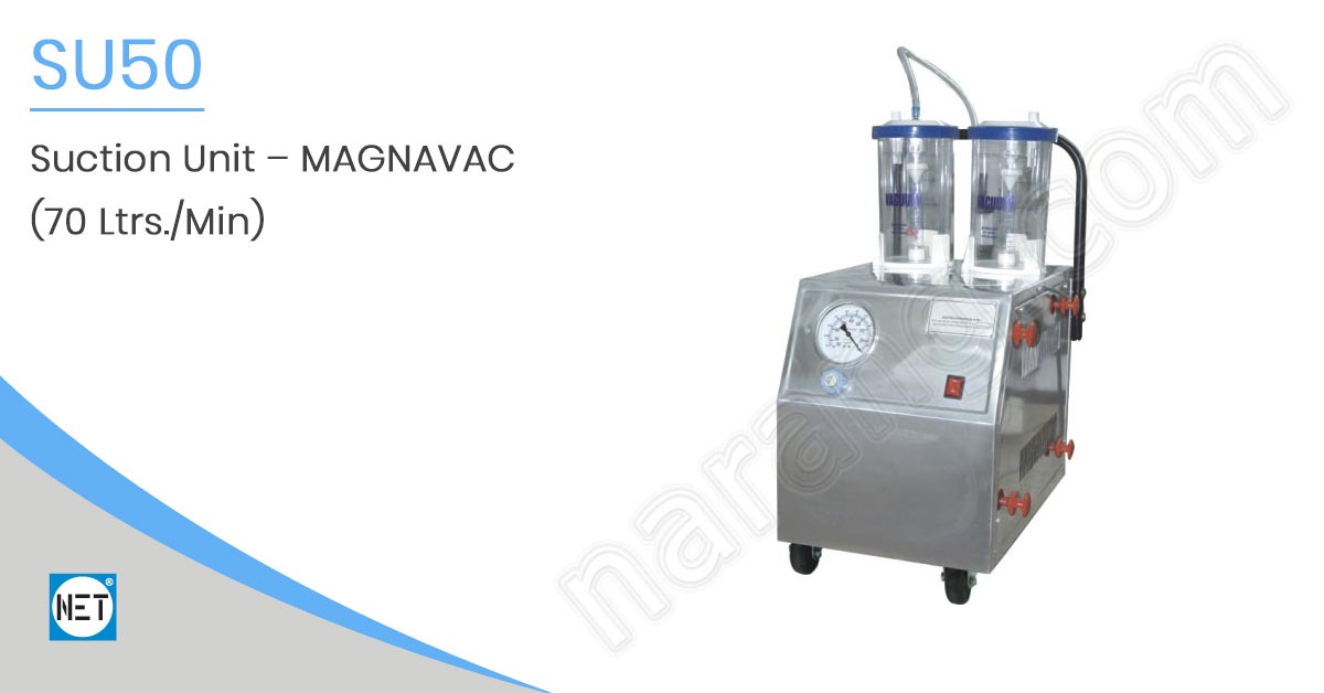 Suction Unit – MAGNAVAC (70 Ltr/Min) - SU50 | Suction Unit – MAGNAVAC ...