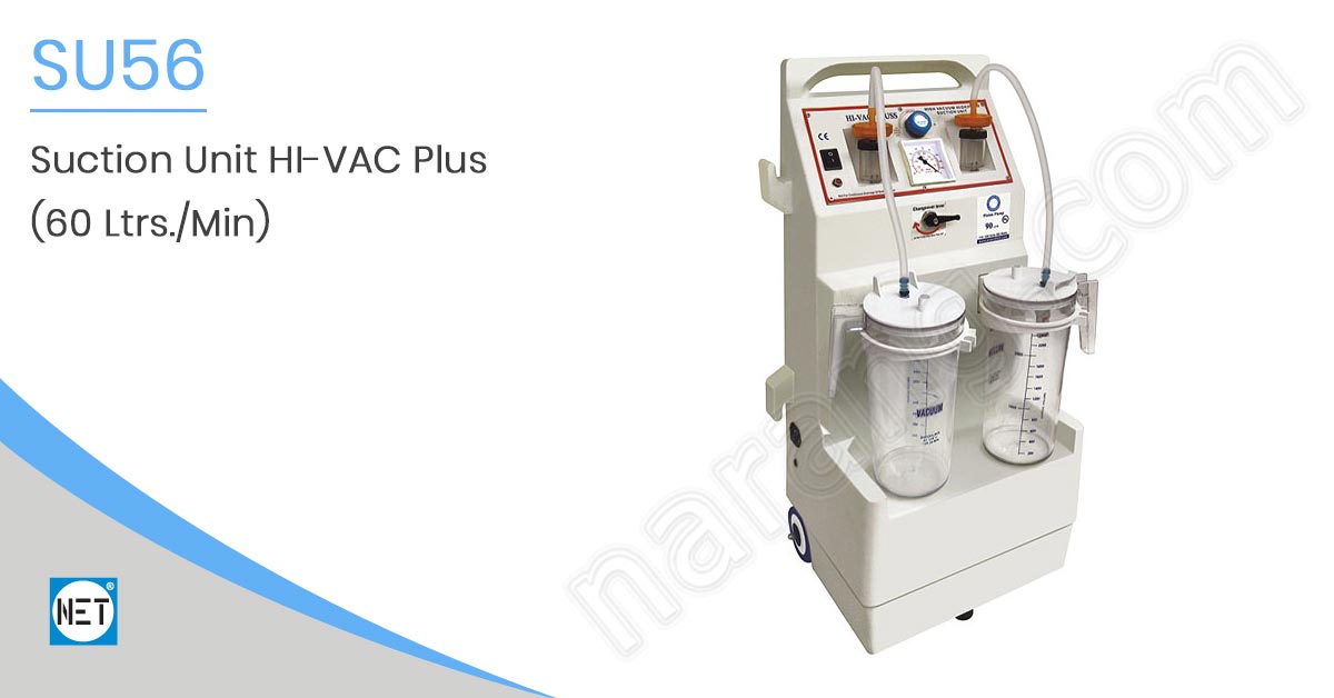 Suction Unit HI-VAC Plus (60 Ltrs./Min) - SU56 | Suction Unit HI-VAC ...